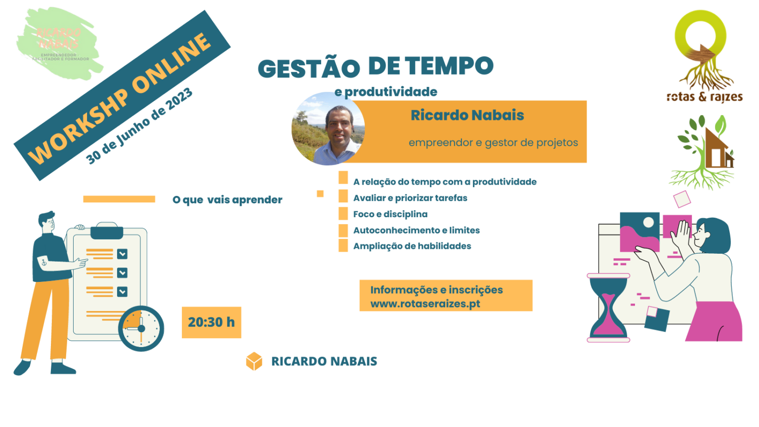 Workshop Gestão do Tempo e Produtividade - Ricardo Nabais